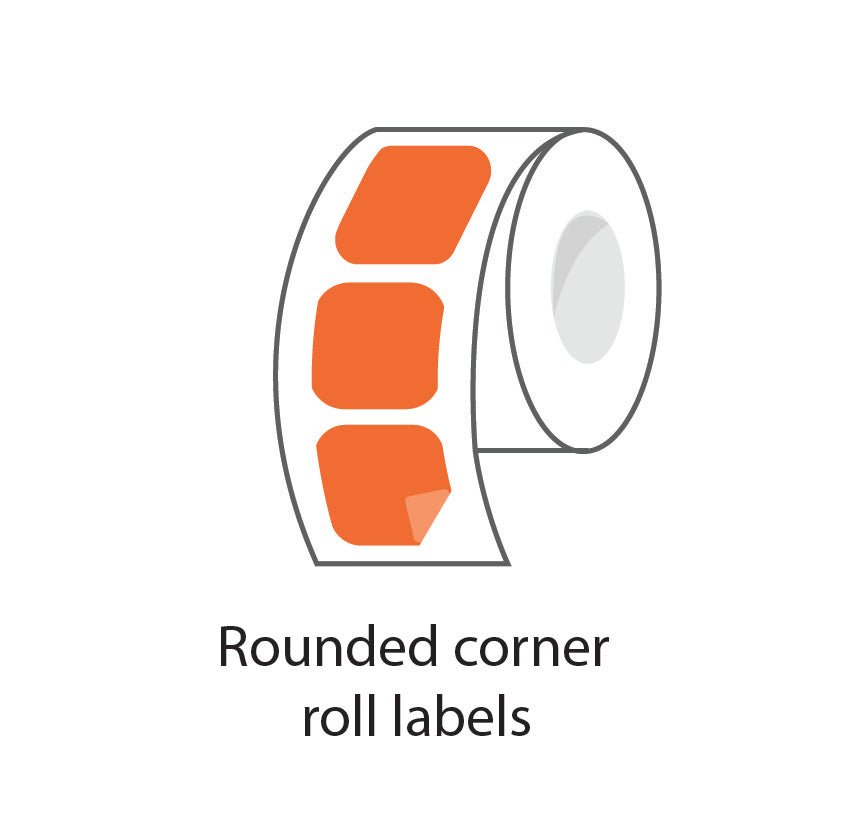 Rounded corner roll labels – Feel Good Stickers